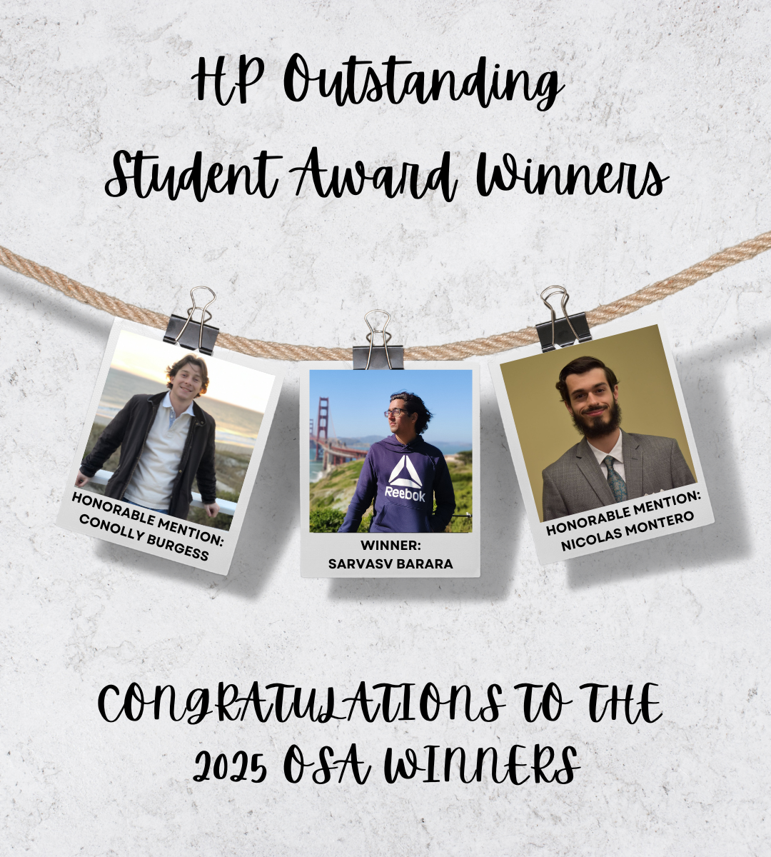 Excellence Recognized by the Honors Program Outstanding Student Award | John H. Martinson Honors ...